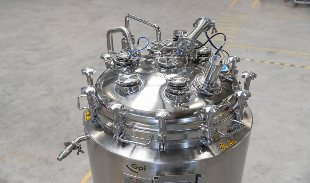 Gpi stainless steel storage tank for hygienic applications